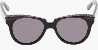 Philipp Plein Wayfarer Sunglasses with Rhinestone Details Gr&ouml;&szlig;e Unica