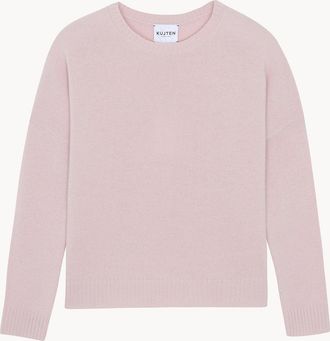 Kujten Pull cachemire col rond oversize femme - Pull Amelie