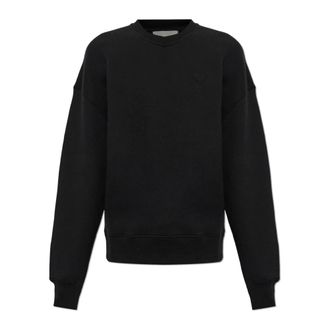 Ami Baumwoll-Sweatshirt mit Logo - - Sweatshirts & Hoodies - Herren - Schwarzk - M