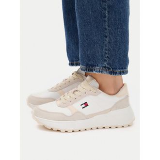 Tommy Jeans Sneakers Tommy Jeans Modern Runner Mix EN0EN03100 Wei&szlig;
