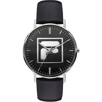 Fila Herren Lederuhr Filastyle 38-108-002 - - Accessories - Herren - Schwarzk - ONE SIZE
