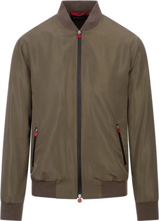 Kiton Sea Bomber Jacket - - Jackets - Herren - Gr&uuml;n - 2XL