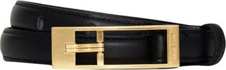 Anine Bing Femme, Accessoires, Noir, Taille: M/L Ceinture Elly en cuir lisse