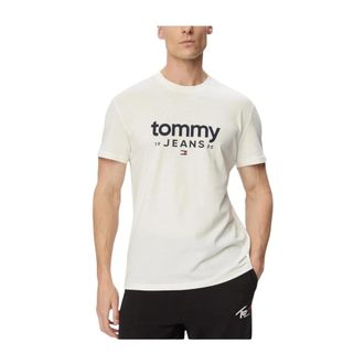 Tommy Hilfiger Graphic Slim T-Shirt - - Tops - Herren - Wei&szlig; - M