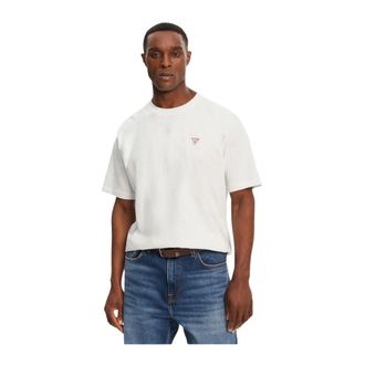Guess Homme, Tops, Blanc, Taille: 2XL T-shirt