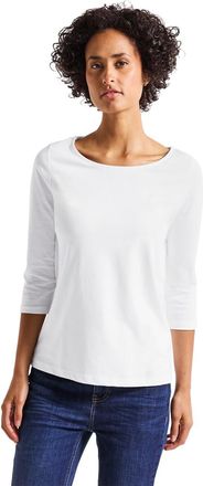 Street One Damen Shirt mit U-Boot-Ausschnitt