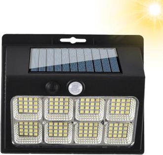 Generic Lampes De Mouvement Solaires Dextérieur - Applique Murale Dextérieur Solaire - Lampes Dextérieur Lumineuses À Solaire Avec Détecteur Mouvement, Lumièr