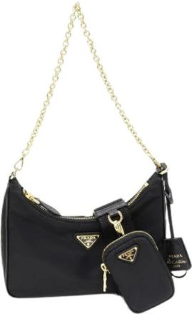 Prada Sac 2way Re-Edition 2005 Re-Nylon doccasion - Femme - Pre-owned - Noir - Taille: ONE Size