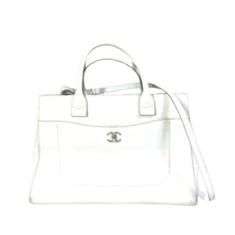 Chanel Pre-owned Cuir sacs-chanel - Femme - Pre-owned - Blanc - Taille: ONE Size