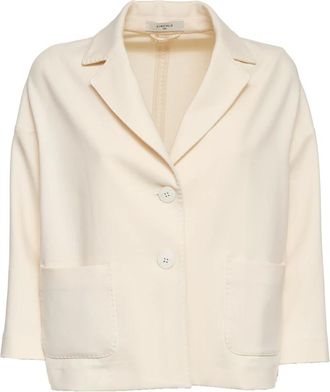 Circolo 1901 Femme, Vestes, Beige, Taille: 34 FR Giacca Monopetto
