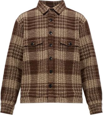 AllSaints Homme, Chemises, Brun, Taille: XL Valle Cotton Shirt