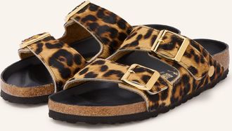 Birkenstock Pantoletten Arizona Hairy braun