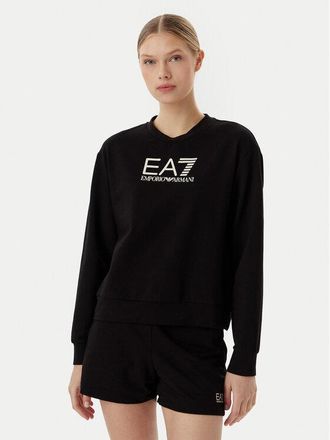 Emporio Armani Sweatshirt und Sportshorts Set 7W000974 AF13135 UC001 Schwarz Regular Fit