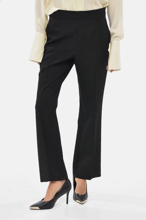 Gucci Hose Aus Wolle Mit Ton-in-Ton Besticktem Logo Gucci