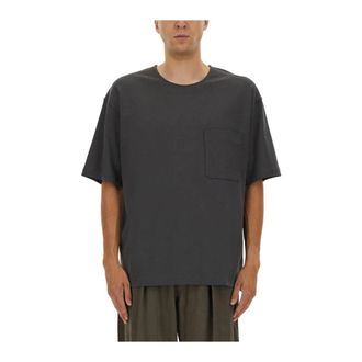Christophe Lemaire Homme, Tops, Gris, Taille: L T-Shirt D&eacute;contract&eacute;