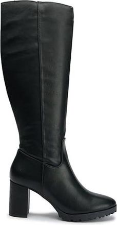 V.Gan Bottes montantes Edamame Vegan, Noir, 40 EU