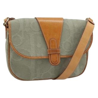 Dior Pre-owned Vintage Trotter Canvas Schultertasche - - Pre-owned - Damen - Grau - ONE SIZE