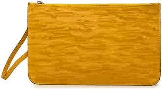 Louis Vuitton Pre-owned Neverfull Pouch - Femme - Pre-owned - Jaune - Taille: ONE Size