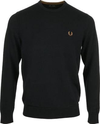 Fred Perry Classic Crew Neck Jumper, Pulli - S