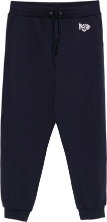 Moschino Jogginghose mit Logo-Stickerei - Blau