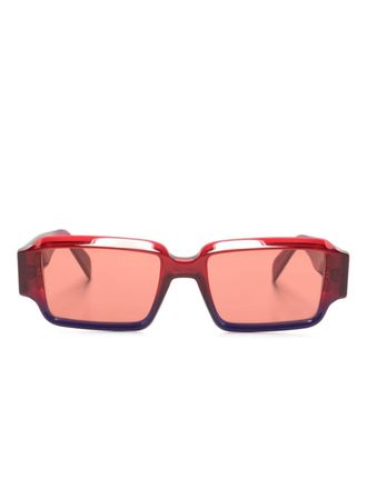 Retro Superfuture Astro Sonnenbrille - Rot
