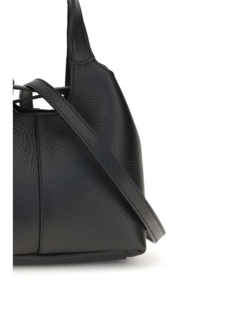 Coccinelle Womens Handbag C-Easy Black Calf Leather Shoulder Bags