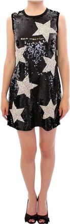 Dolce & Gabbana Femme, Robes, Multicolore, Taille: 40 FR Robe Mini Sheath avec Étoiles en Cristal