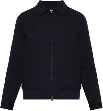 Kiton Homme, Vestes, Bleu, Taille: 2XL Veste en laine