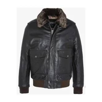 Schott NYC Blouson Aviateur A-2 - Homme - Vestes - Brun - Taille: L