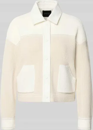 Marc Cain Regular Fit Jacke in Strick-Optik