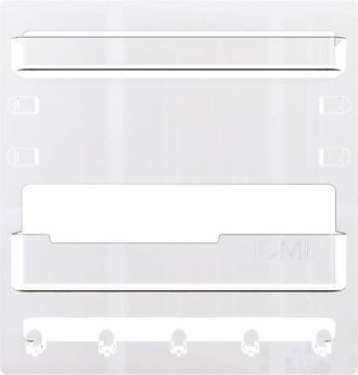 Generico Kopfteil für Wohnmobil: Wandmontage-Organizer, selbstklebendes Aufbewahrungsregal, Zubehörhalter | kompaktes Hakendesign, platzsparende Lösung