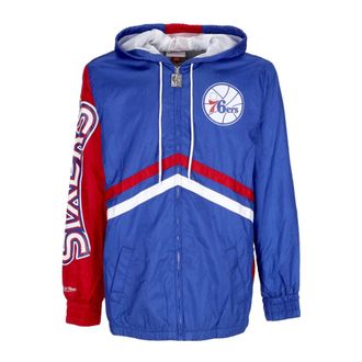 Mitchell & Ness Philadelphia 76ers Windbreaker - - Sport - Herren - Blau - M