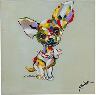 Biscottini International INTERNATIONAL ART TRADING Kekse Bild auf Leinwand 62 x 62 cm | Bild Wohnzimmer Ölgemälde | Büro- und Zuhause Gemälde