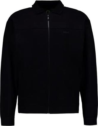 HUGO BOSS Herren Pullover schwarz unifarben
