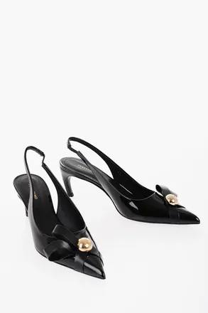 Ferragamo Patent Leather BRILDA Slingback Pumps with Point Toe 5,5cm Salvatore Ferragamo
