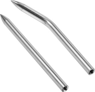 FOMIYES Leder Schn&uuml;rnadeln Paracord Schn&uuml;rwerkzeug Flexible Reparaturnadeln F&uuml;r Baseballhandschuhe Armband Webset Outdoor Handarbeitsnadeln