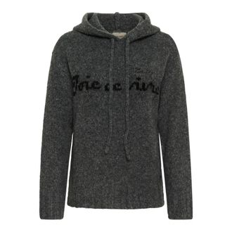 Cream Strick-Hoodie - - Sweatshirts & Hoodies - Damen - Grau - XL