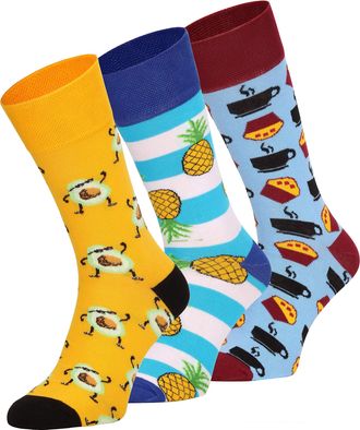 Ladeheid Damen und Herren 3er Pack Socken AT006 (Mix-1 (3 Pack), 39-42)