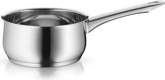 WMF Diadem Plus Stielkasserolle 16cm ohne Deckel, Kochtopf klein 1,5l, Milchtopf Induktion, Cromargan Edelstahl poliert, unbeschichtet