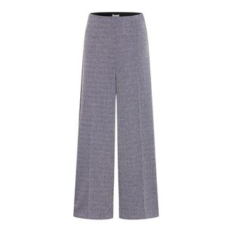 Ichi Ihkate Jacquard Hose - - Trousers - Damen - Blau - XS