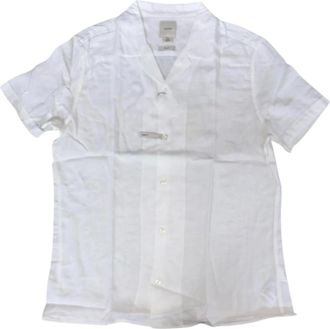 Calvin Klein Homme, Chemises, Blanc, Taille: L Short Sleeve Shirt