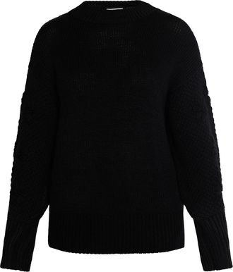 Usha Strickpullover Damen schwarz