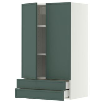 IKEA METOD / MAXIMERA Wandschrank mit 2 T&uuml;ren/2 Schubl
