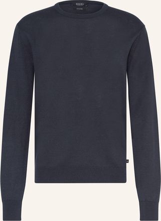 Digel Pullover Faros Mit Leinen blau