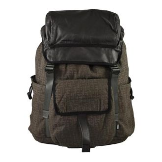 Diesel Rucksack mit Kordelzug und Lederdetails - - Bags - Herren - Braun - ONE SIZE