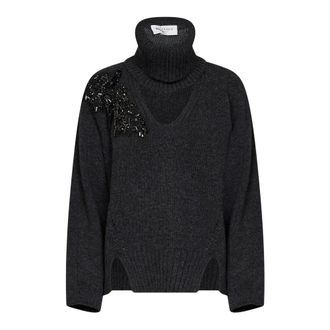 Ermanno Scervino Damen, Strickwaren, Grau, SGr&ouml;&szlig;e