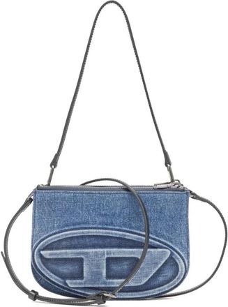 Diesel Femme, Sacs, Bleu, Taille: ONE Size DZzle Sac Bandouli&egrave;re en Denim
