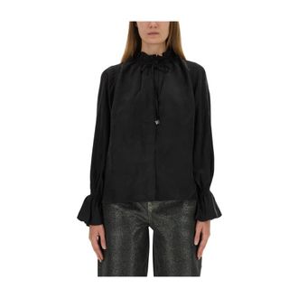 Ganni Blusen - - Blouses & Shirts - Damen - Schwarzk - S