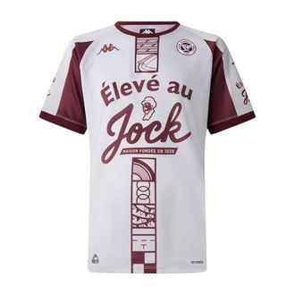 Kappa Maillot Mokibapre Pro UBB Gris Homme (FR/ES, Alpha/Lettres, TG, Taille Normale, Taille Normale, Gris)