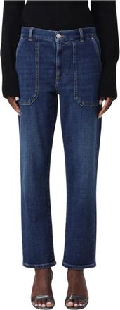 Pinko Pinko, Femme, Jeans, Bleu, Taille: W25 Jean Droit Court